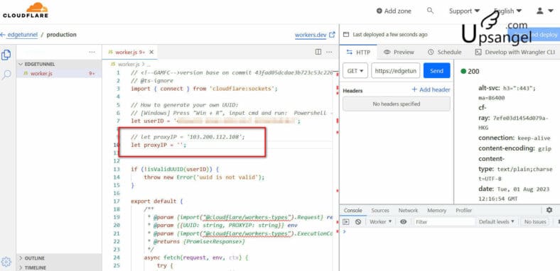 真的安全？Cloudflare Worker部署VLESS翻牆代理的原理和proxyIP細節研究 - by Upsangel