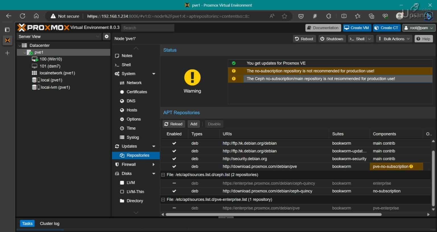 Proxmox PVE 8 安裝Windows 10 的流程重點分享 - by Upsangel
