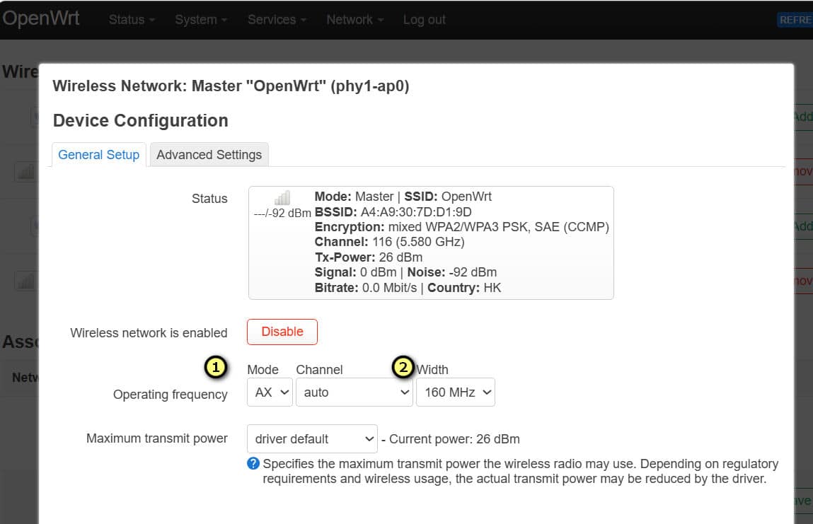 OpenWRT路由器WiFi名、密碼、速度的設定教學 - by Upsangel