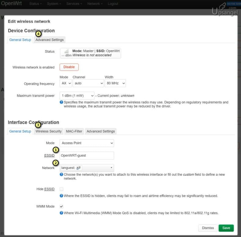OpenWRT 訪客WIFI 設定教學(Guest WLAN) - by Upsangel