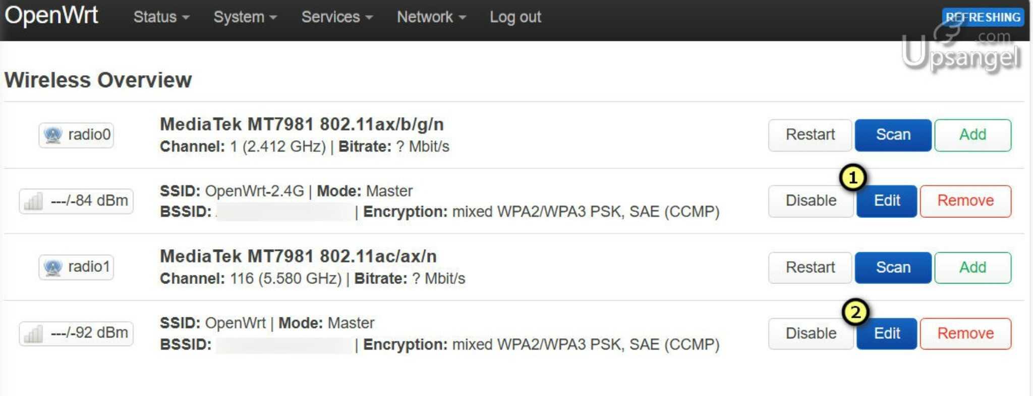 OpenWRT路由器WiFi名、密碼、速度的設定教學 - by Upsangel