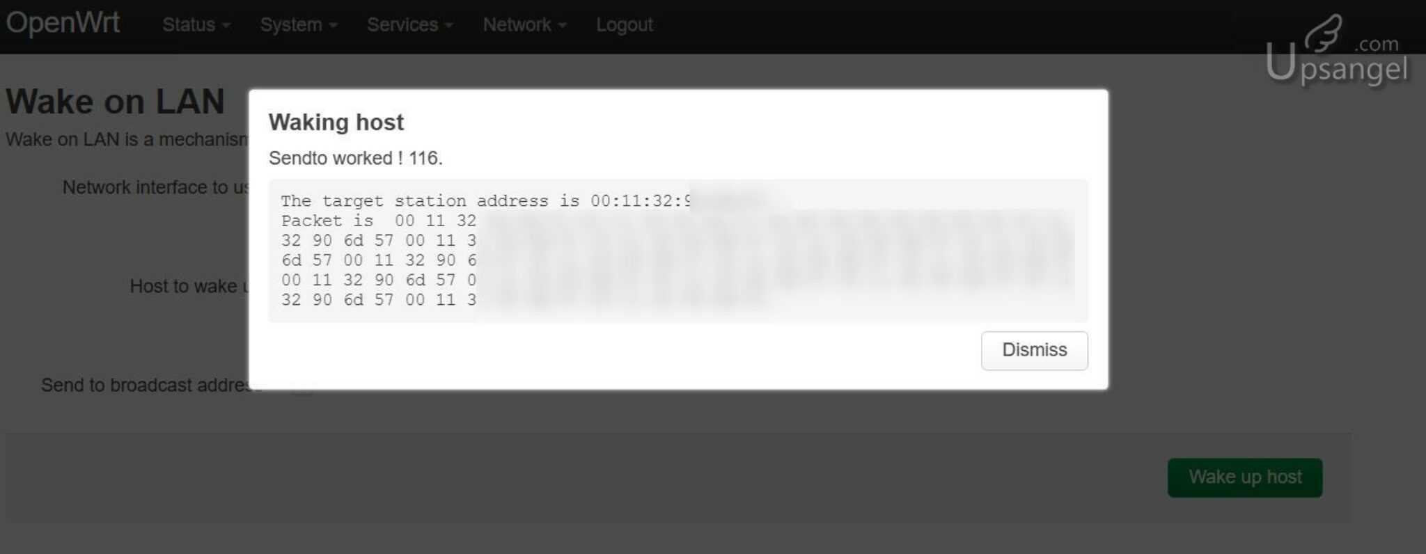 OpenWRT 網路喚醒Wake-On-Lan（WOL）設定教學 - by Upsangel