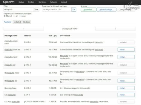 OpenWRT上安裝和使用MQTT Broker和Client - by Upsangel