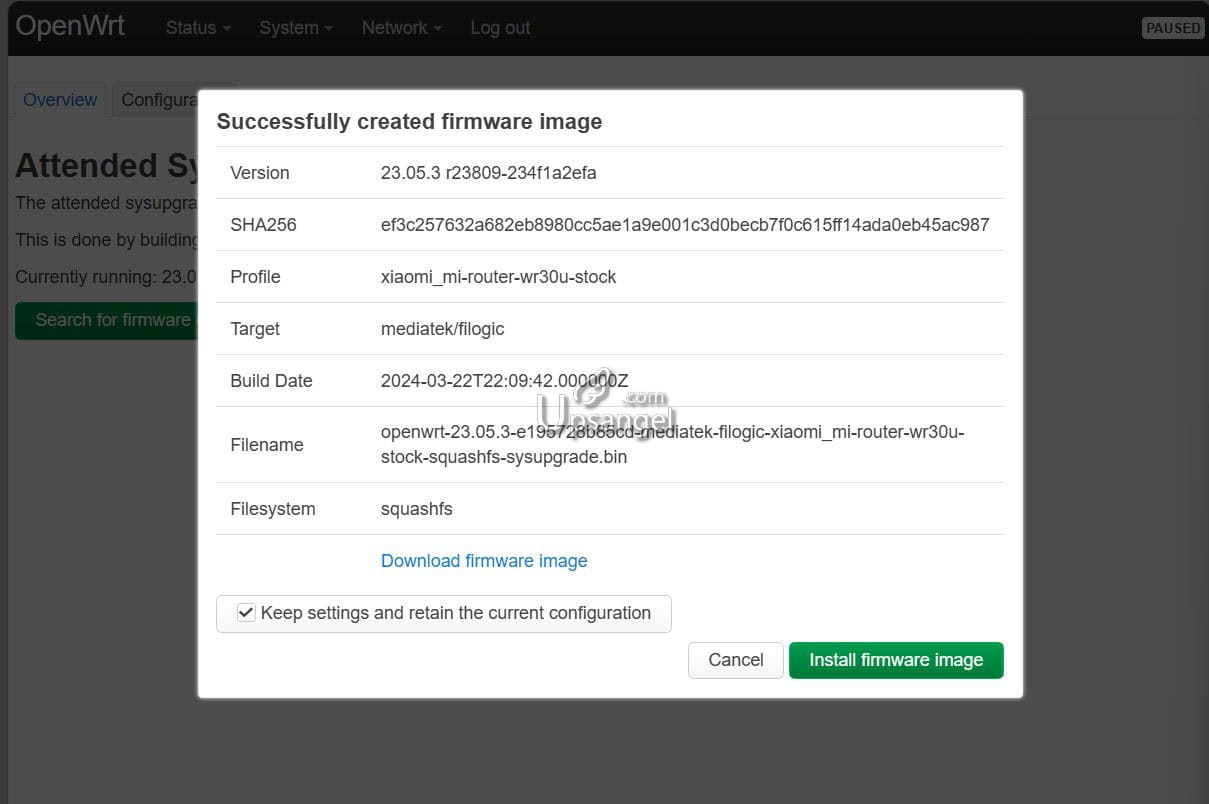 Openwrt無痛升級新版本：Attended System Update大法 - by Upsangel