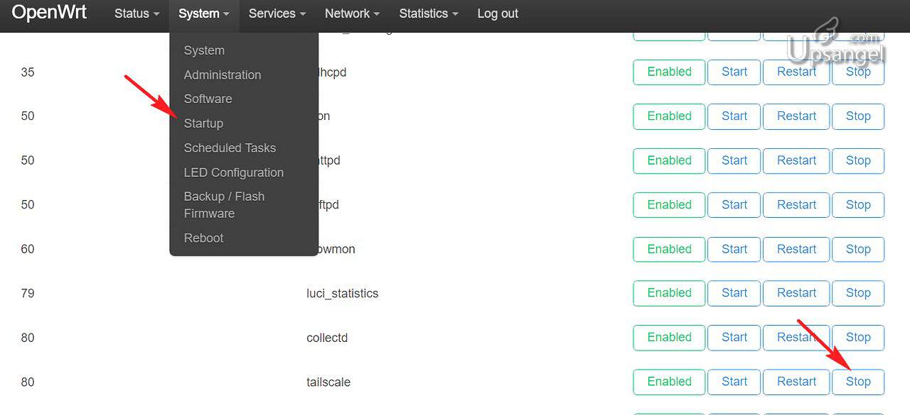 Openwrt 路由器 Tailscale 版本升級方法 - by Upsangel